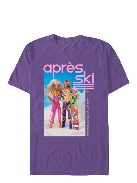 BARBIE We Are Here For The Snow Gear Short Sleeve Graphic T-shirt - Purple