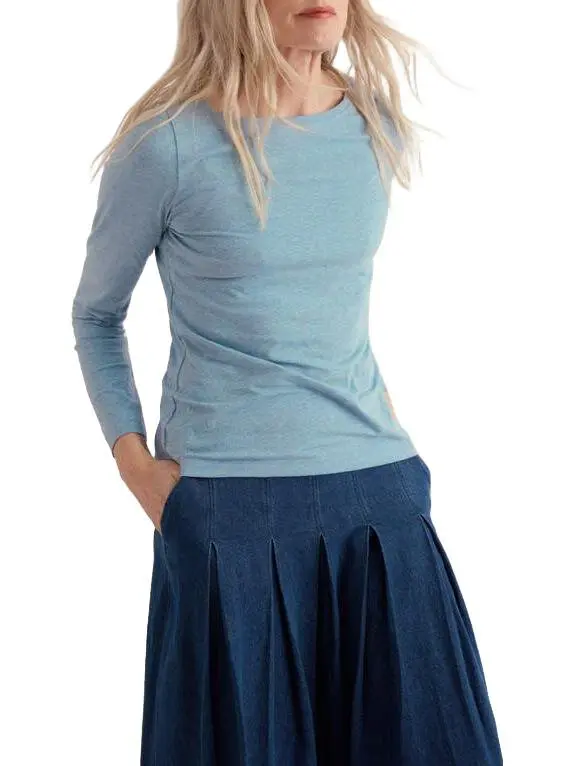 SEASALT CORNWALL Organic Cotton Long Sleeve T-shirt - Lichen