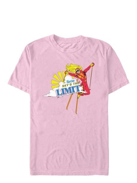 BARBIE Sky Is The Limit Short Sleeve Graphic T-shirt - Blossom