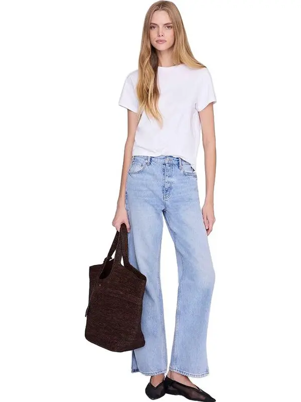 ANINE BING Shelley Tee - White