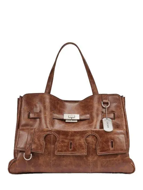 Dkny Bryar Large Satchel - Walnut