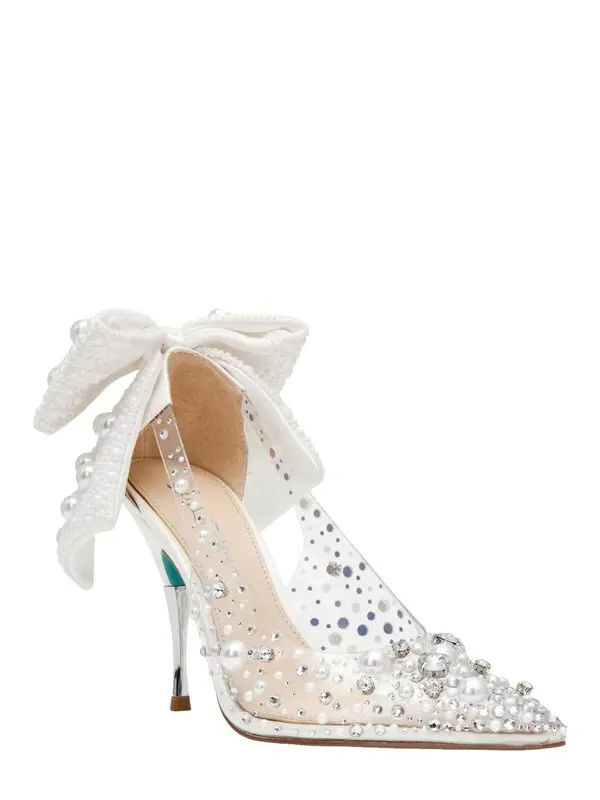 Betsey Johnson Esmy Pointed Toe Pump - Pearl Multi