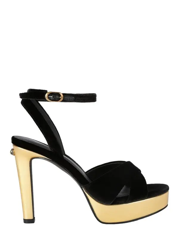 Kurt Geiger Sherbert Cross Sandal - Charcoal
