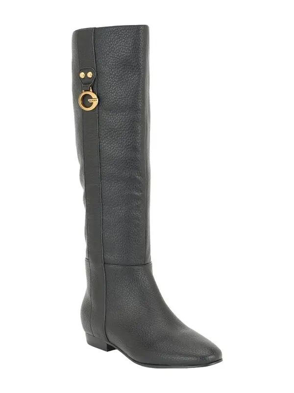 Guess Gwelliana Faux Leather Over The Knee Boot - Black