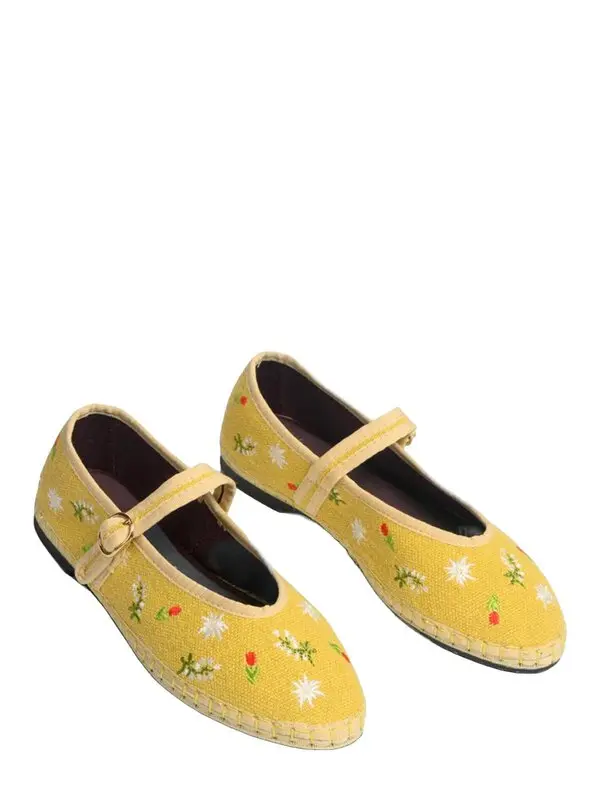 FLABELUS Pierre Mountain Garden Mary Jane Flat - Yellow