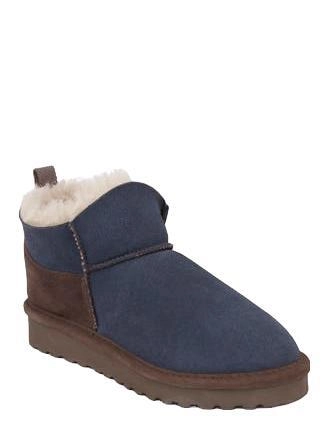 CELTIC & CO. Super Shortie Sheepskin Boots - Blue Iris
