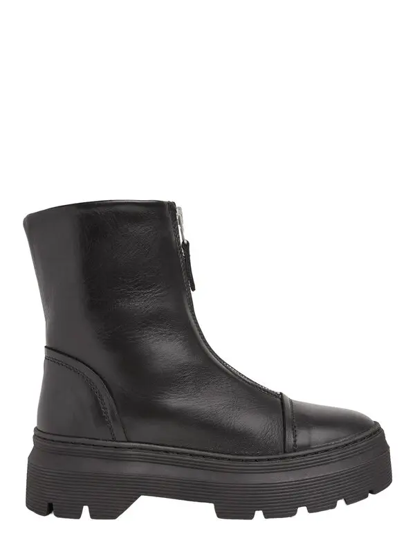 CELTIC & CO. Front Zip Boots - Black