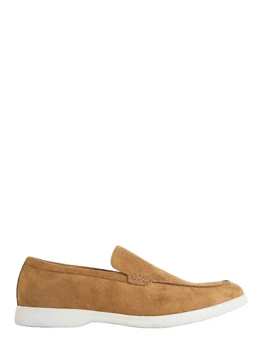 V.GAN LONDON Cashew Slip On Loafers - Tan