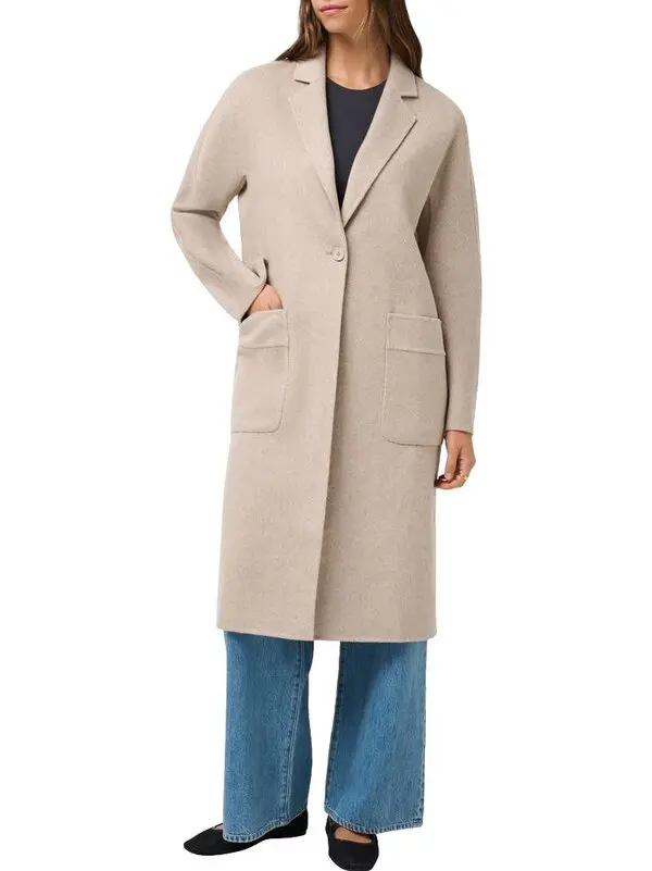 Travis Mathew Locals Only Mid-length Coat - Heather Walnut