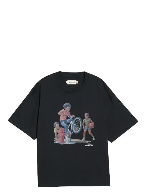 HONOR THE GIFT Life Outside Graphic T-shirt - Black