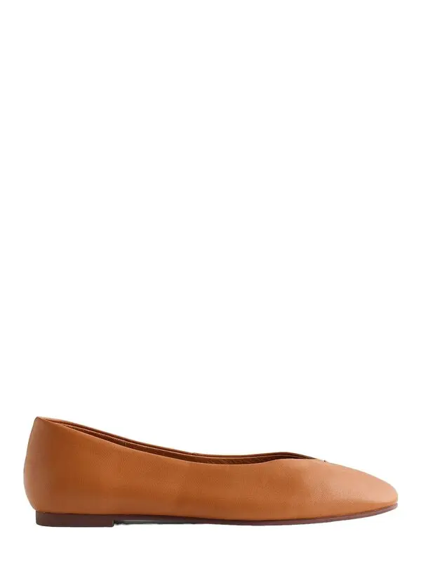 Madewell The Greta Glove Flat - Caramel