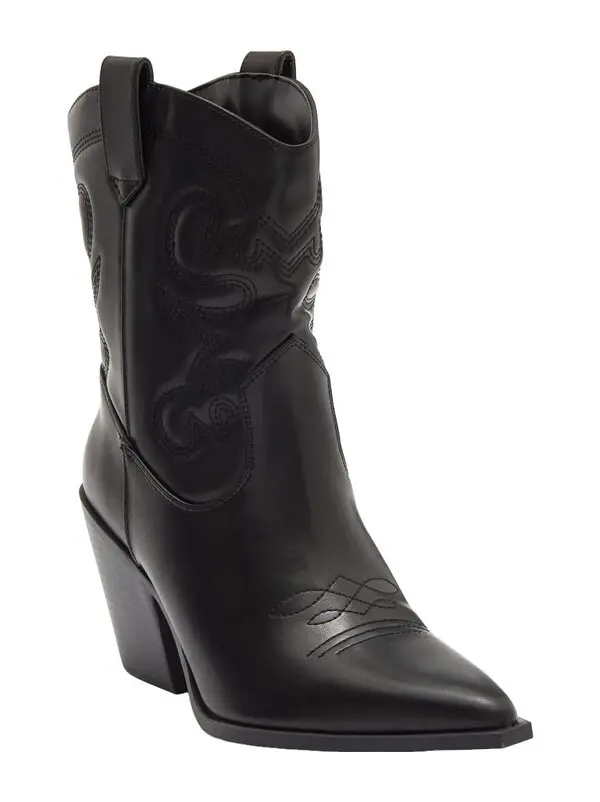 Bp. Dakota Faux Leather Western Boot - Black