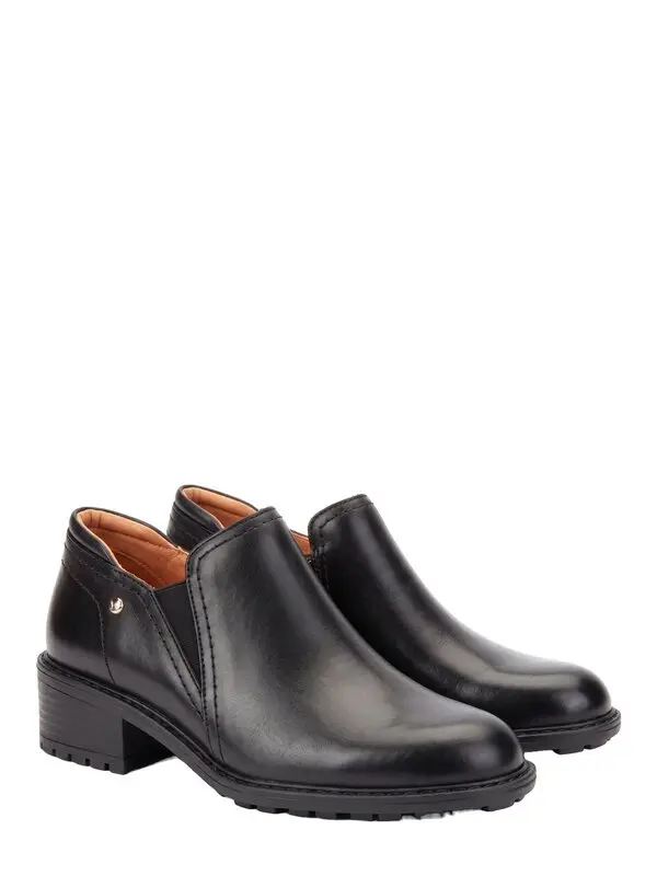 Pikolinos Medina Leather Bootie - Black