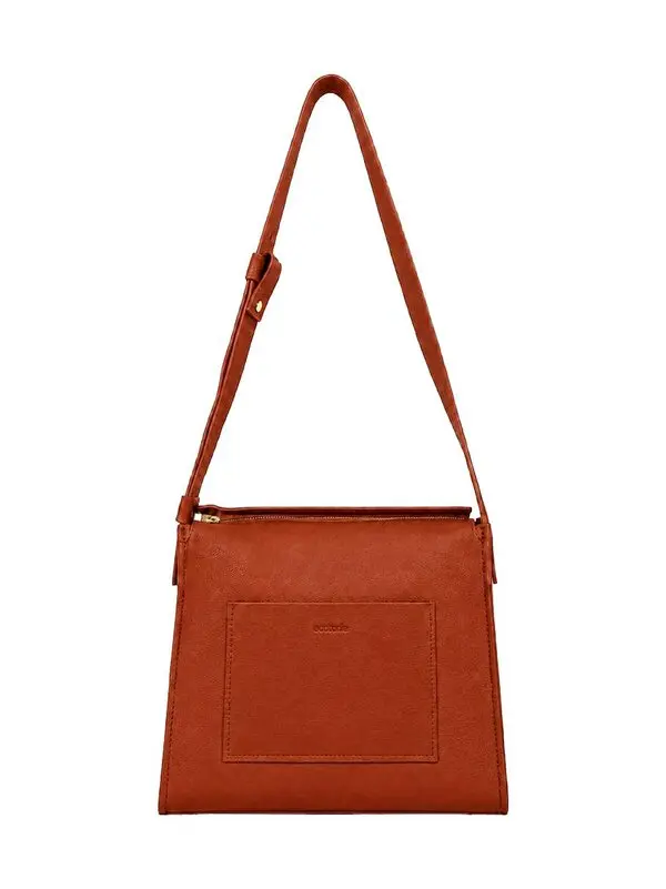 Écotorie Eleanor Leather Crossbody Bag - Rust