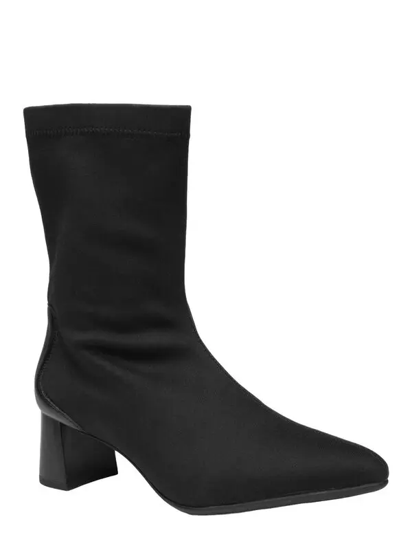 ARA Arbor Pointed Toe Bootie - Black
