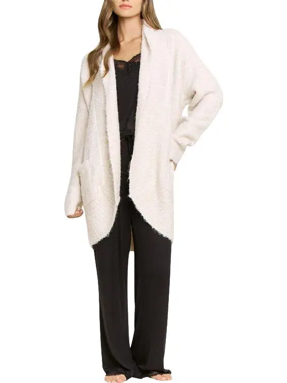 Honeydew Intimates Relaxed Fit Shawl Collar Cardigan - Ivory
