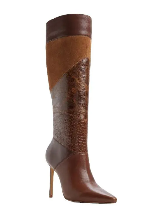 Aldo Marya Knee High Boot - Brown/multi
