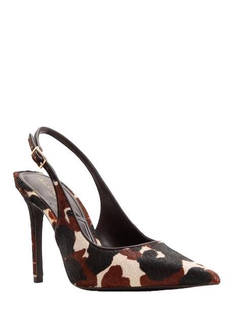 Aldo Stessysling Pointed Toe Stiletto Slingback Pumps - Open Brown