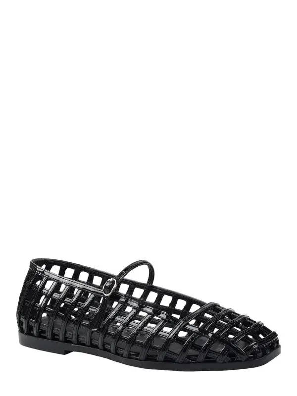 ZIGI Dawsen Mary Jane Flat - Black Leather