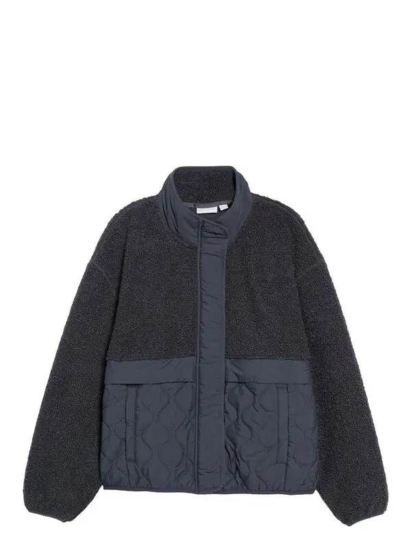 Zella Scenic Mixed Media Jacket - Navy Armada