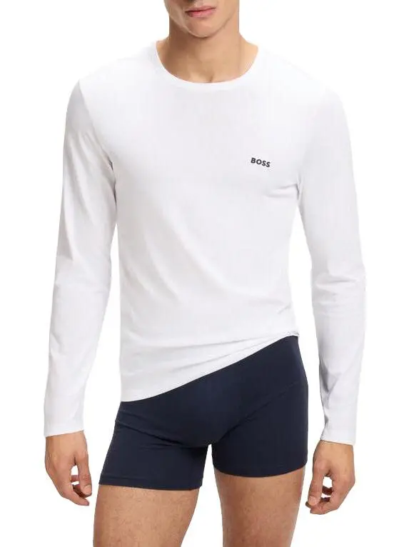 BOSS 3-pack Long Sleeve T-shirts - White Multi
