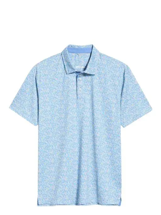 SWANNIES Pebble Performance Golf Polo - Cornflower