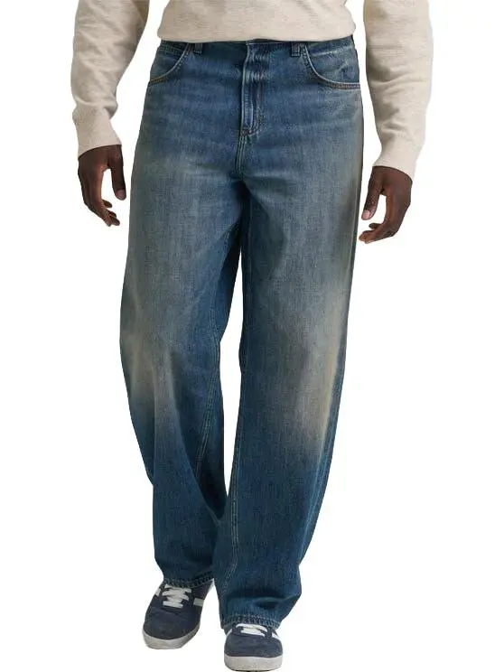 LEEM Henry High Waist Baggy Leg Jeans - Backbeat