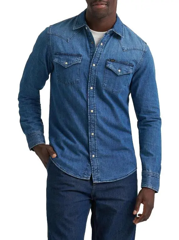 LEEM Long Sve Western Shirt - Brookside