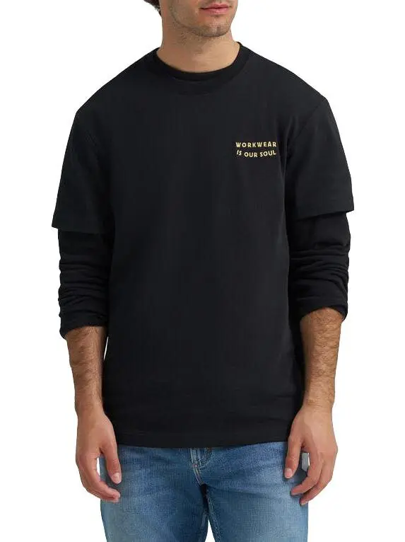 LEEM Workwear Uniform Graphic T-shirt - Black