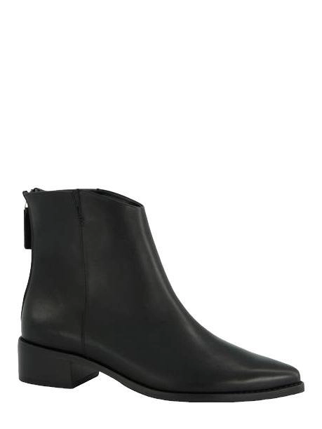 Paul Green Fiona Leather Bootie - Black Leather