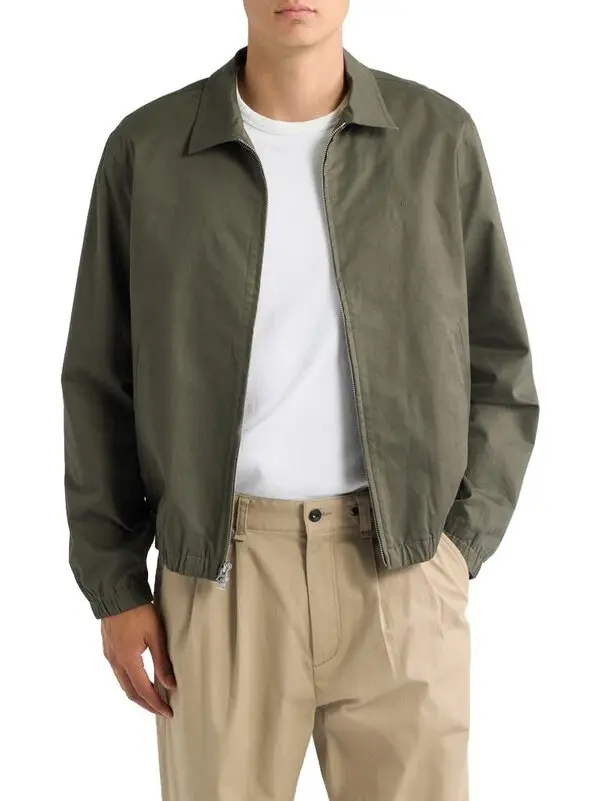 Rag & Bone Harrington Cotton Jacket - Dkgrn