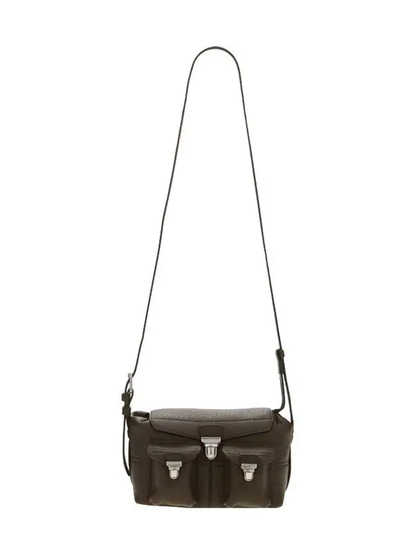 LEMAIRE Mini Soft Gear Leather Shoulder Bag - Pepe