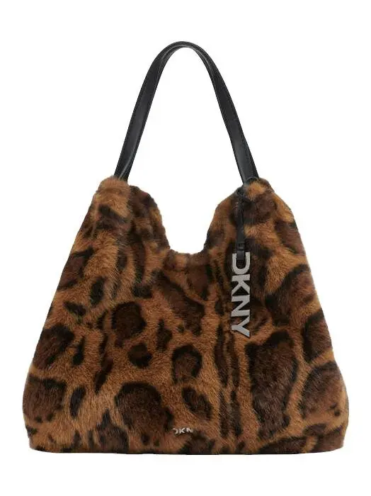 Dkny Paula Medium Tote Bag - Leopard