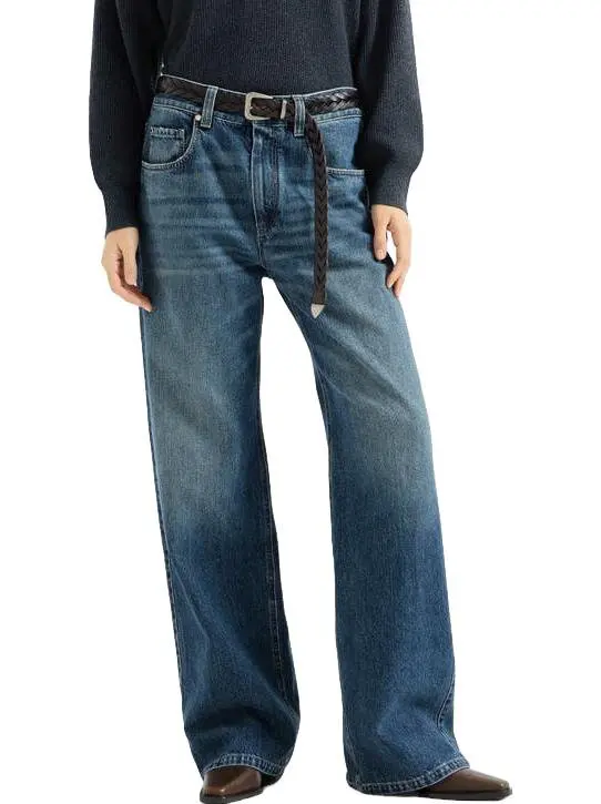 Brunello Cucinelli Authentic Loose Trousers - Denim