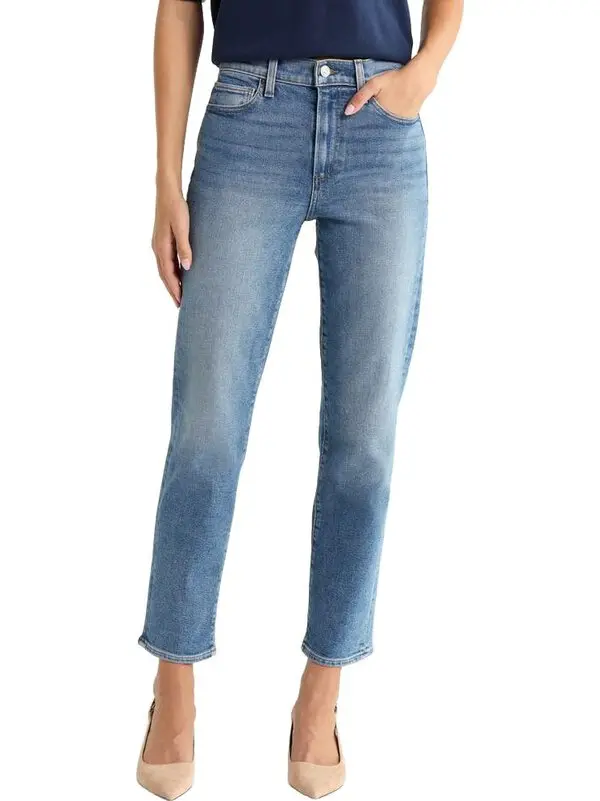 Paige Reece High Waist Ankle Slim Leg Jeans - Arches