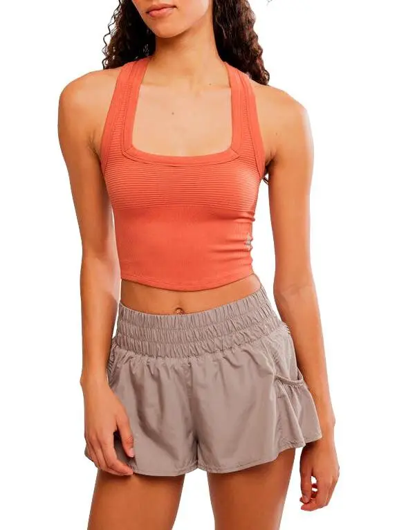Free People New Heights Performance Cami - Fired Clay