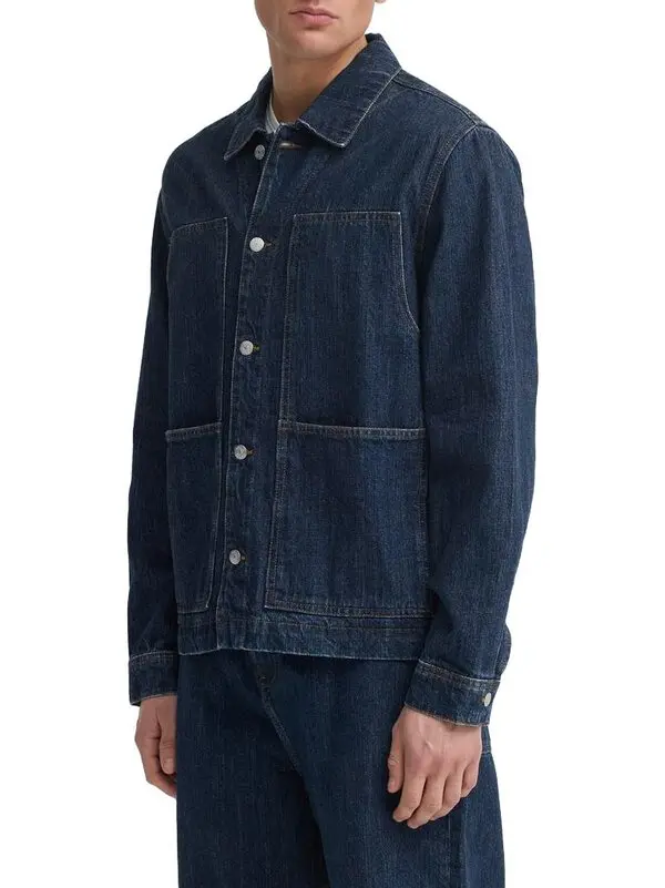 !SOLID Velton Cotton Denim Jacket - Blue Dnm