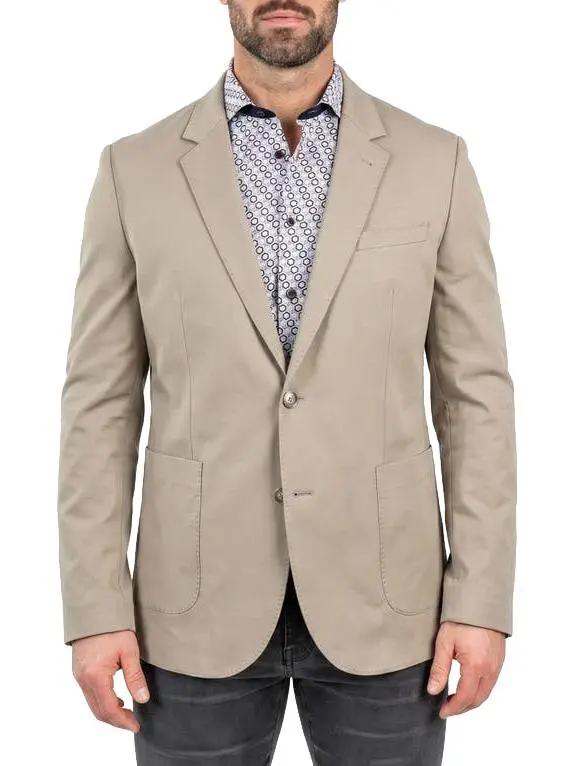 MACEOO Descartes Unconstructed Sport Coat - Beige