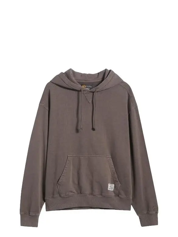 Alpha Industries Essential Cotton Hoodie - Hickory