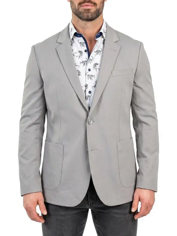 MACEOO Descartes Unconstructed Sport Coat - Grey