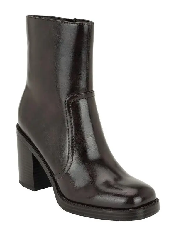 Nine West Boston Faux Leather Bootie - Dbr01