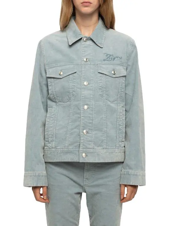 Zadig&Voltaire Bases Corduroy Jacket - Denim