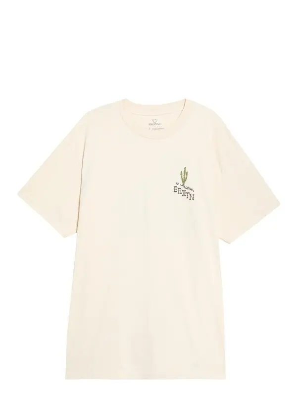 Brixton Keslo Graphic T-shirt - Cream