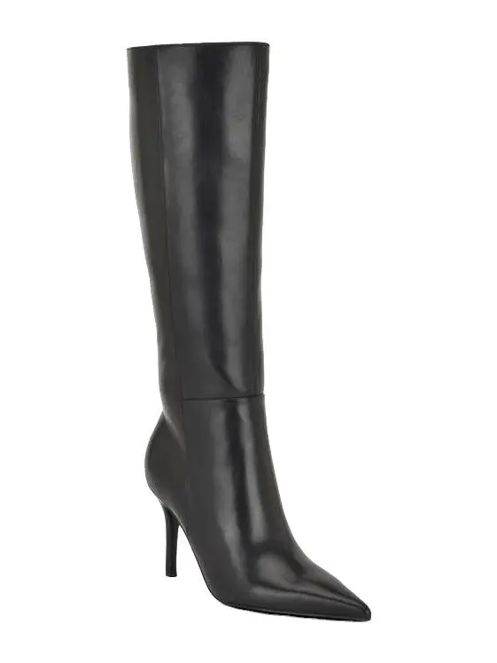 Nine West Gerty Wide Calf Knee High Boot - Black