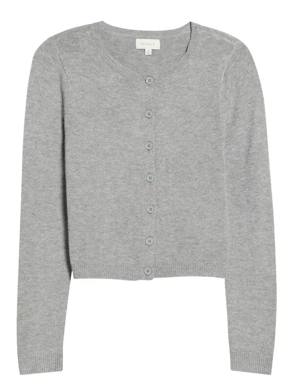 PACSUN Marley Cardigan - Heather Grey