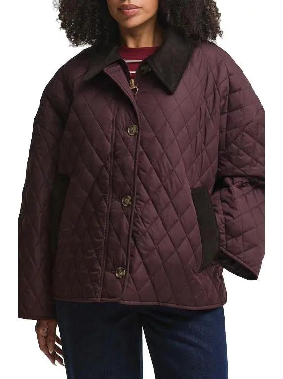 Barbour Moira Quilted Jacket - Fig/shadow Classic