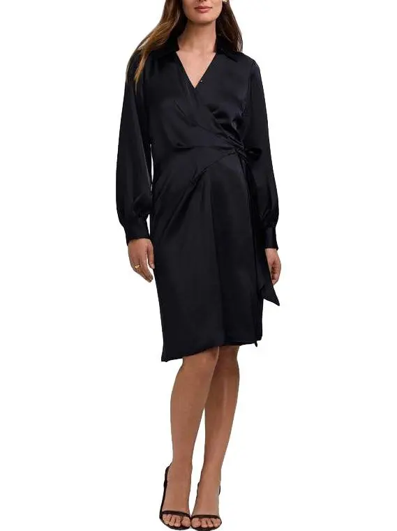 Foxcroft Valentina Wrap Dress - Black