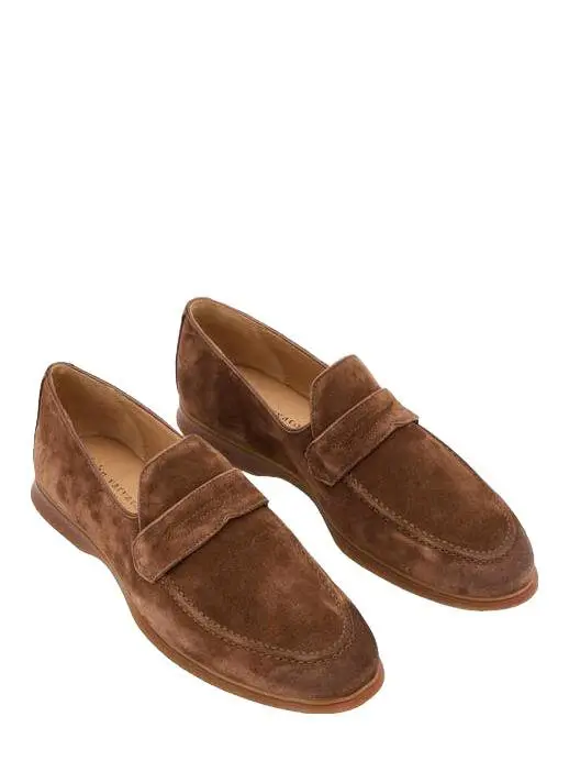 John Varvatos Thompson Keeper Penny Loafer - Chocolate