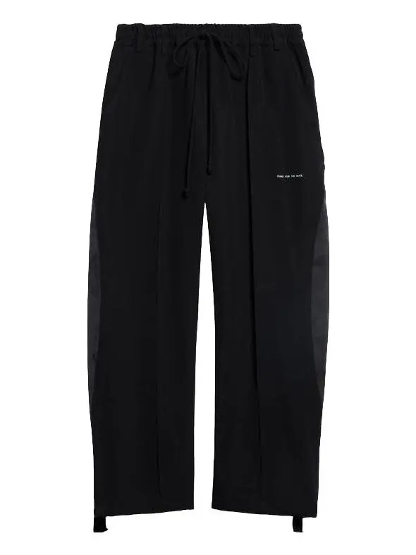 SONG FOR THE MUTE Tear Drop Track Pants - Black