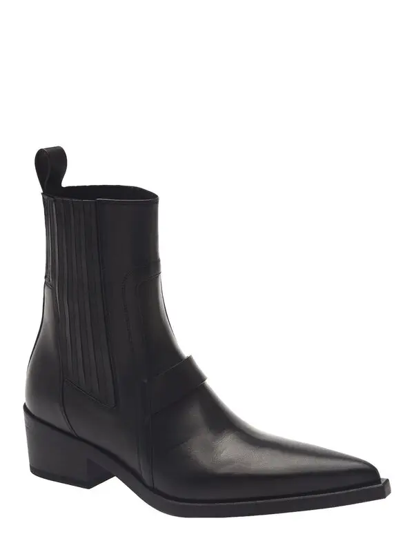 Rick Owens Tower Pointed Toe Boot - Black